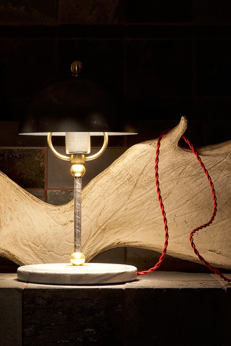 Our mixed metal Hopper casts gentle, neutral light without disturbing ...